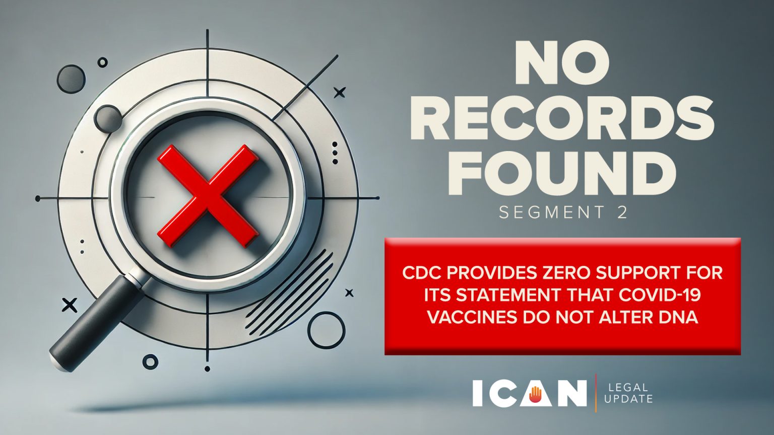 "No Records Found" - Segment 1: CDC Busted for Having No Data to Support its Claim that Most ...